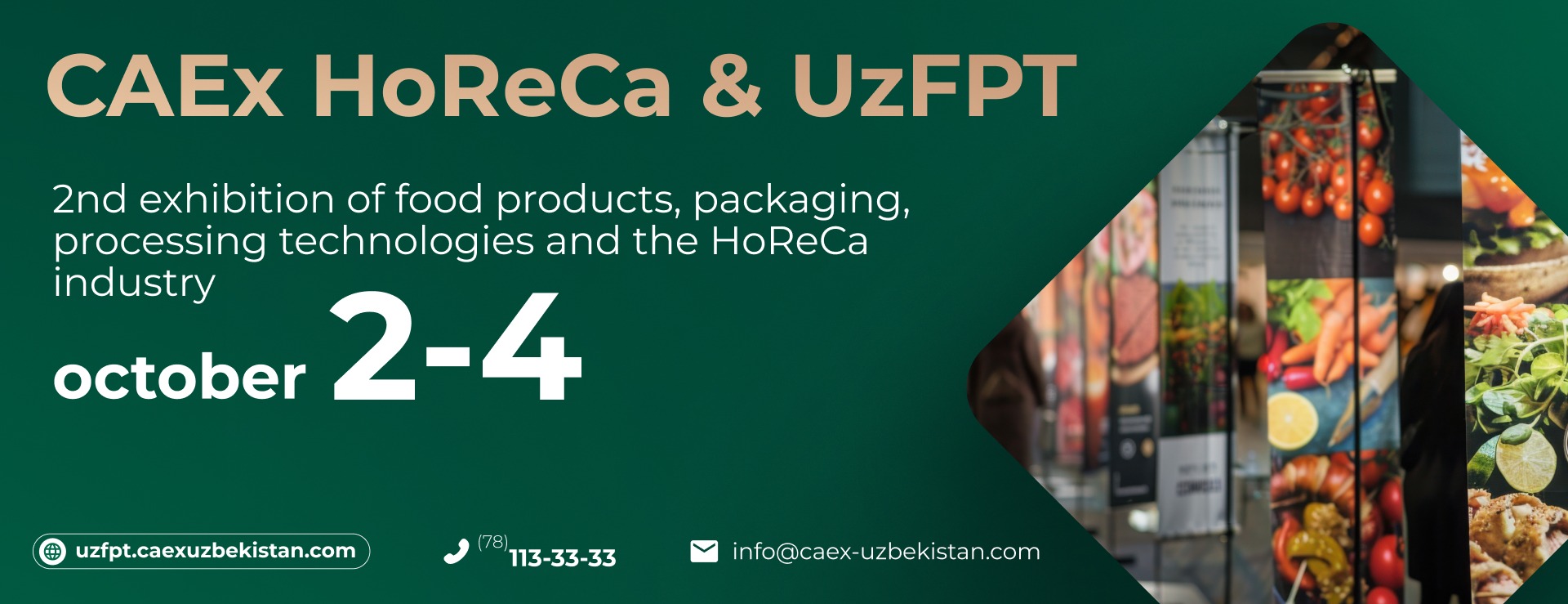 CAEx HoReCa And UzFPT 2025 - Discover International Exhibitions, Candle ...